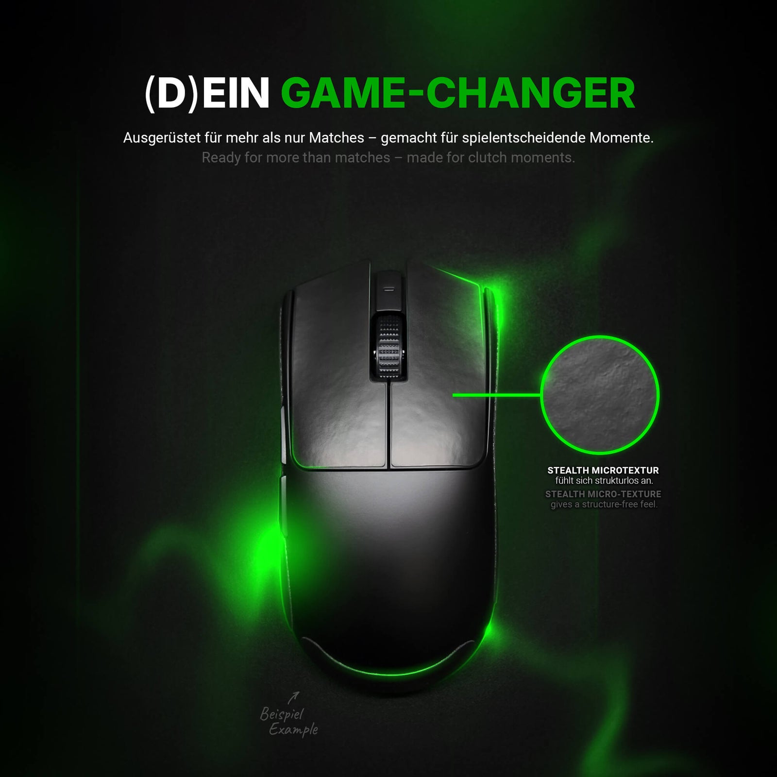 SensoryBoost Stealth Grip Tape für Steelseries Rival 100 – Anti-Slip ...