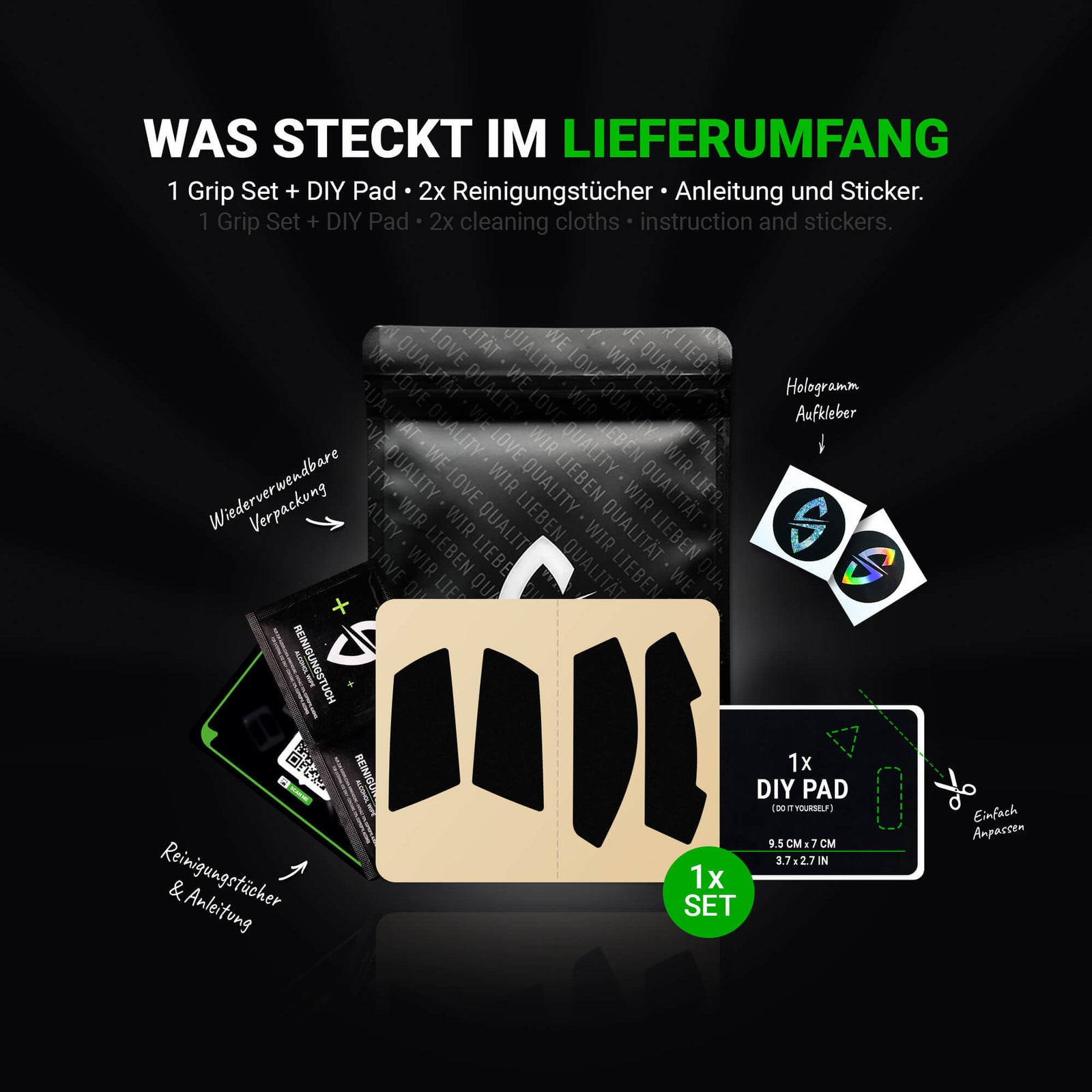 SensoryBoost Stealth Grip Tape für Logitech G305, G Pro – Anti-Slip ...